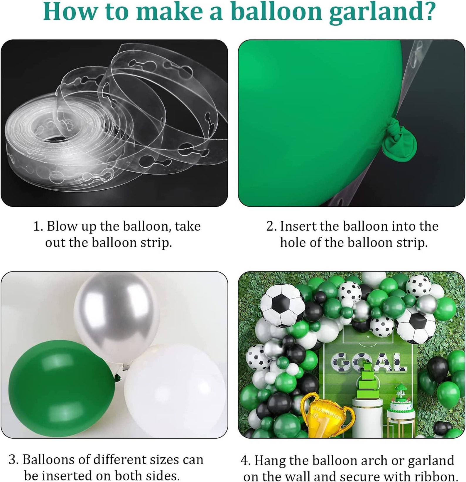 Football Balloon Arch Kit - Etsy
