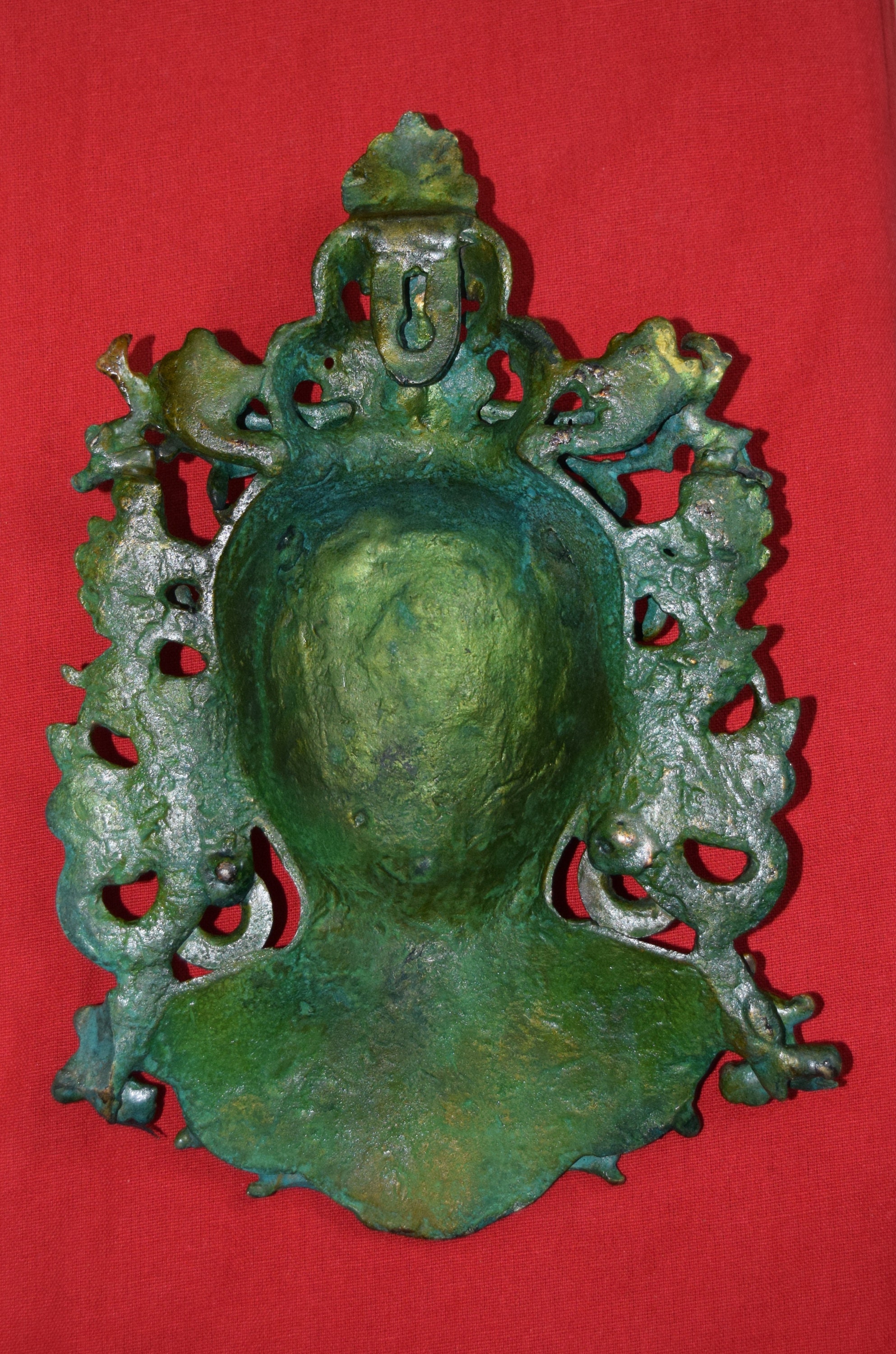 11'' Inches Tara Devi Wall Hanging Buddhist Deity | Brass Gauri Face ...