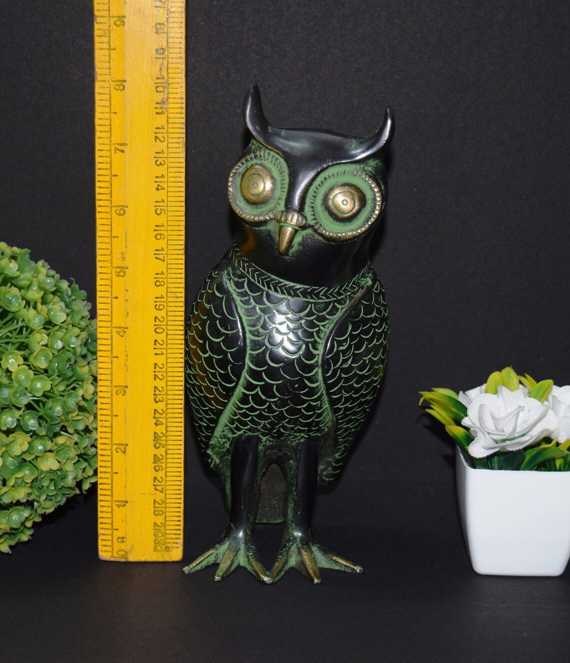 Owl Night Bird Statue | Owl Design Handmade Table Decor Statue ...