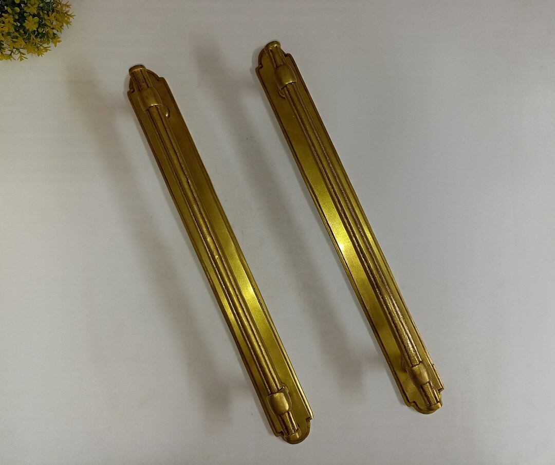 15.5" Inches Branch Twigs Design Heavy Door Handle Pair | Brass ...