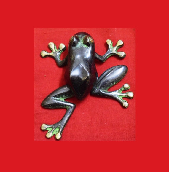 Vintage Finish Toad Shape Brass Door Knocker Reptile Species - Etsy