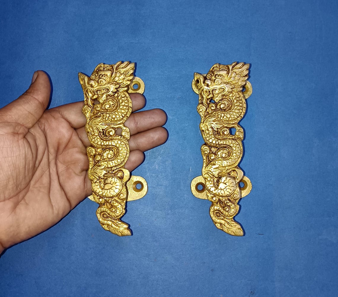 Sun Loong Dragon Shape Door Pull Cultural Folklore | Asian Mythology ...