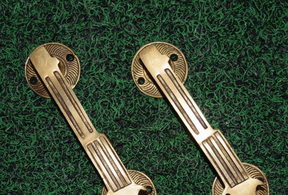 Brass Main Door Pull Round Base Door Handle Interior - Etsy