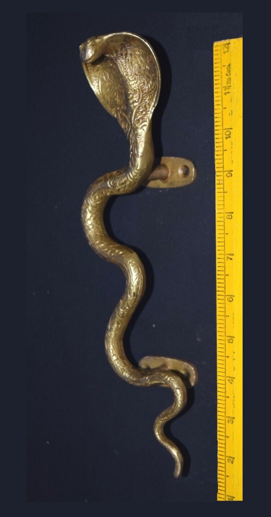 Rattle Snake Door Handle Brass Snake Golden Color Door Pull - Etsy