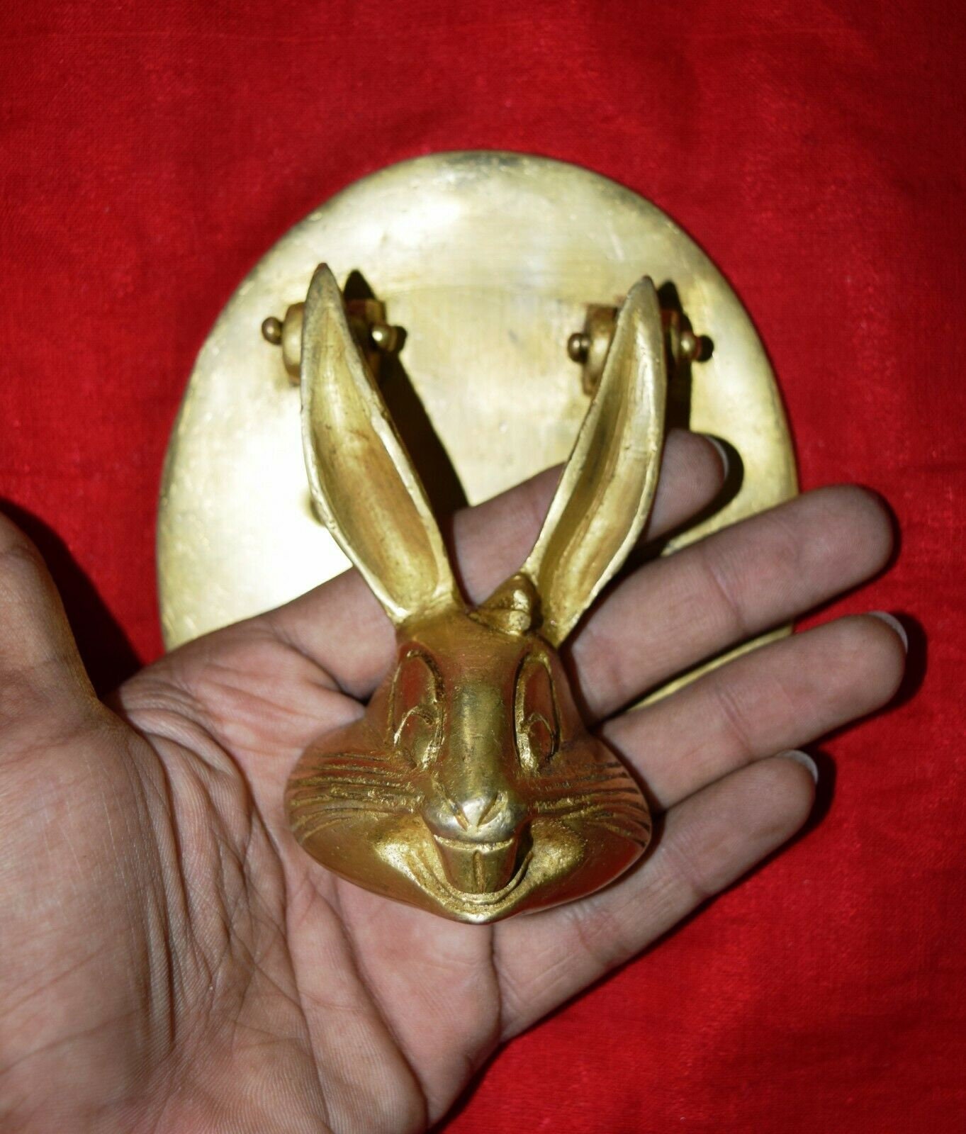 Roger Rabbit Head Door Knocker Brass Cartoon Theme Doorbell Door ...