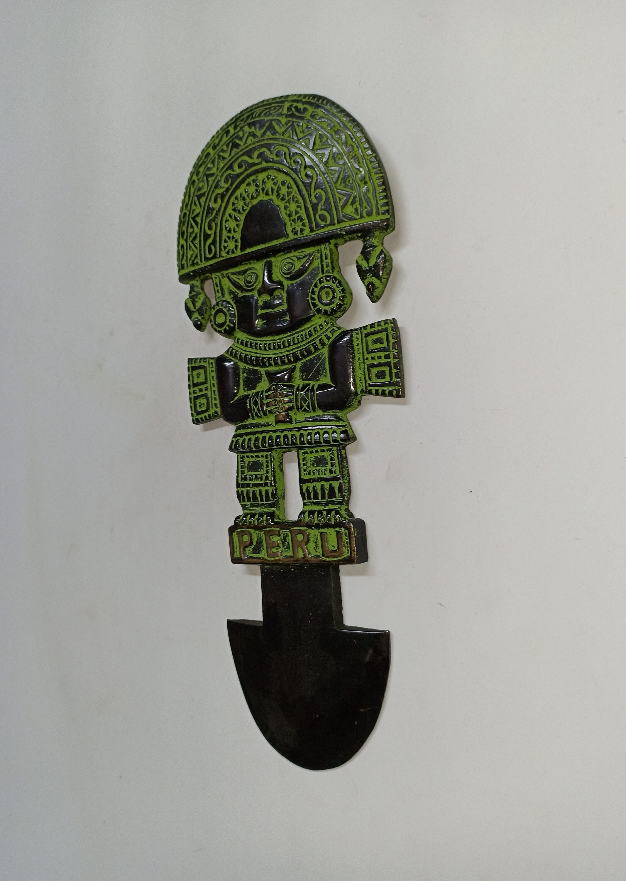 Tumi Design Wall Mount Showpiece | Brass Tumi Peru Wall Art Hanging ...