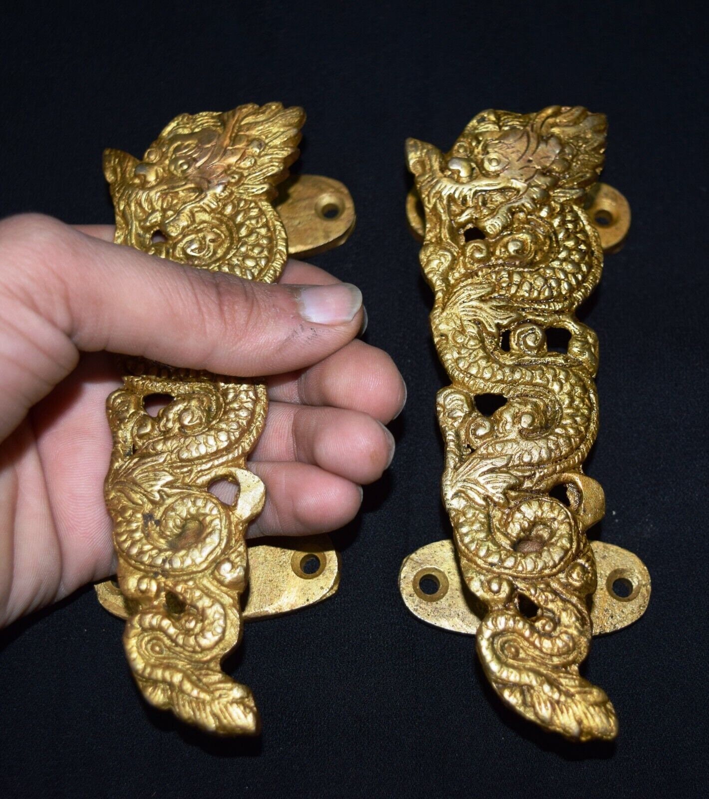 Sun Loong Dragon Shape Door Pull Cultural Folklore Asian - Etsy