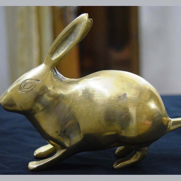 Brass Rabbit Sculpture - Etsy
