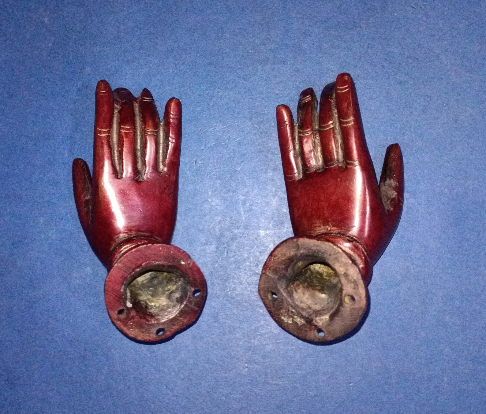 Kathak Lady Hand Shape Door Pull | Brass Girl Hand Knobs for Cupboard ...