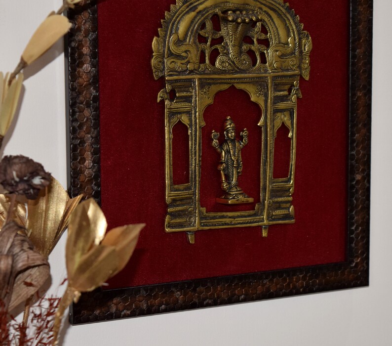 Brass God Vishnu Snake Prabhavali Frame 15.5'' | Etsy