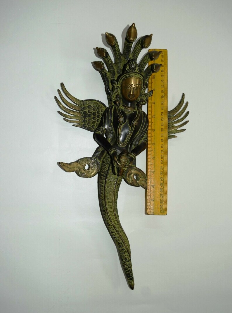 18'' Inches Snake Lady Wall Hanging Mermaid With - Etsy