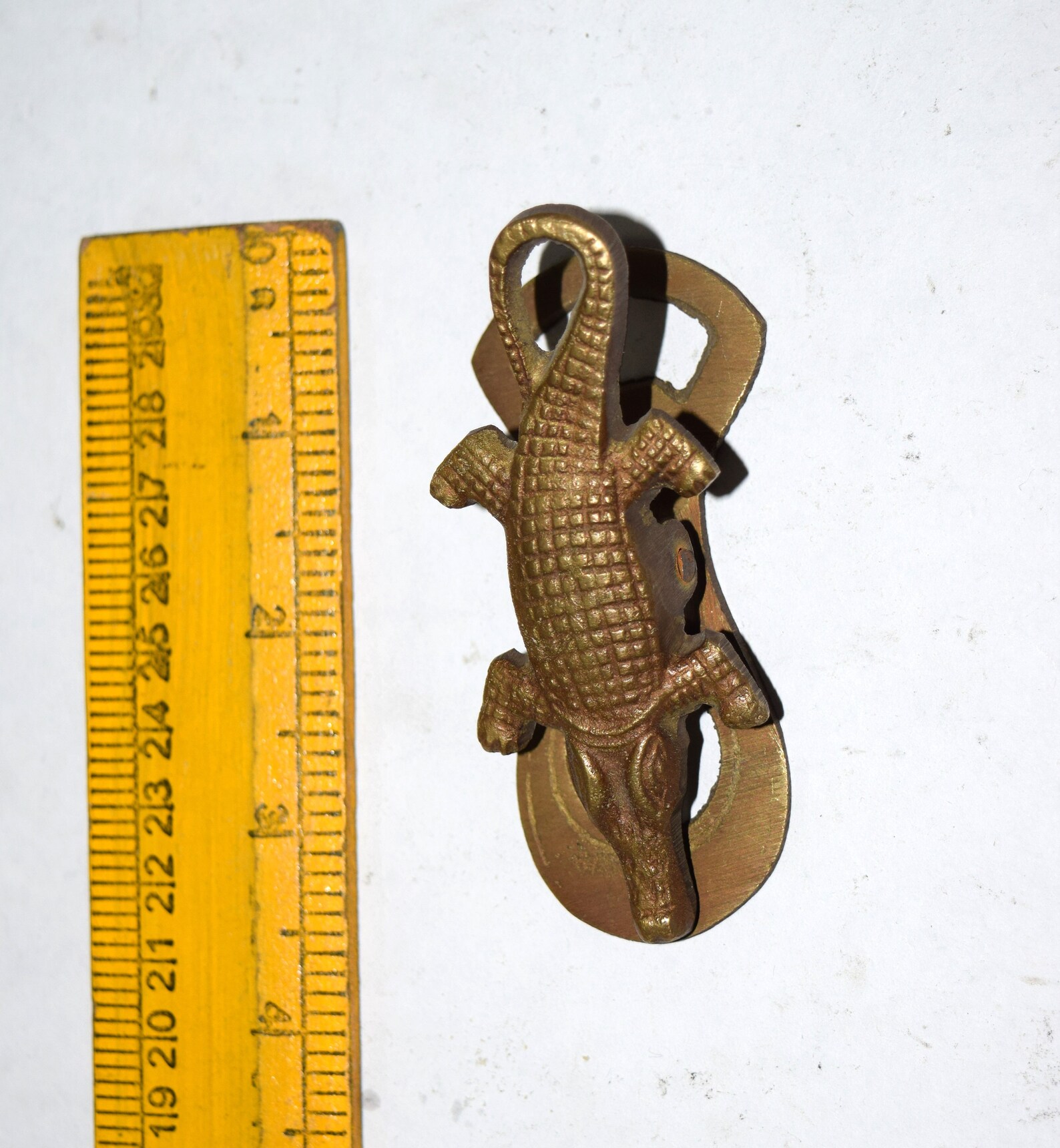 Alligator Shape Paper Clip Brass Lizard Shape Paper Fastener - Etsy