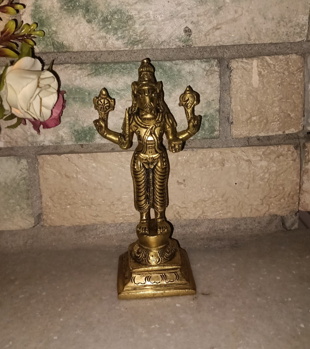 Brass Religious God Statue | Worship Sculpture Table Decoration - Etsy