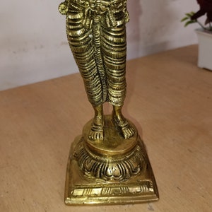 Lord Vishnu Rama Avatar Statue Ram Darbar Brass Murti | Ramchandra With ...