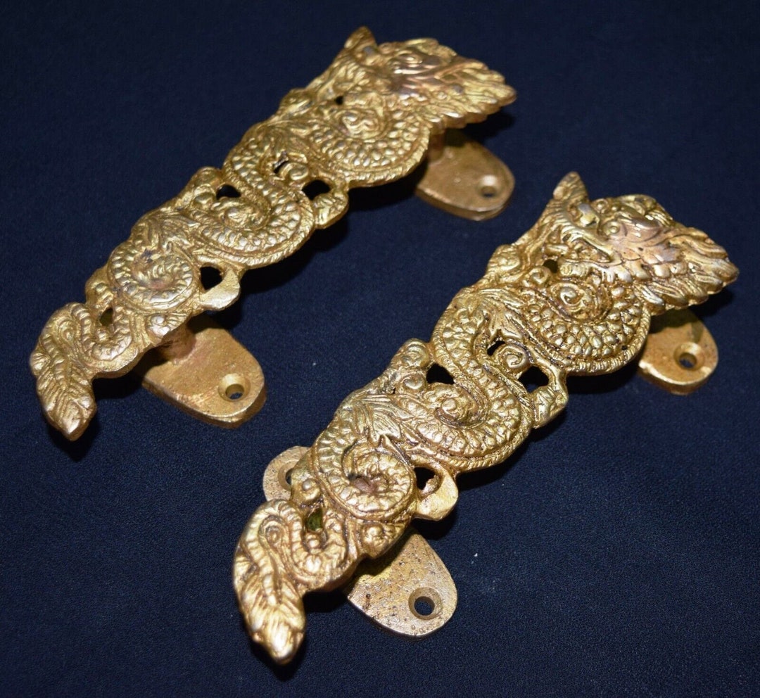 Sun Loong Dragon Shape Door Pull Cultural Folklore Asian Mythology ...