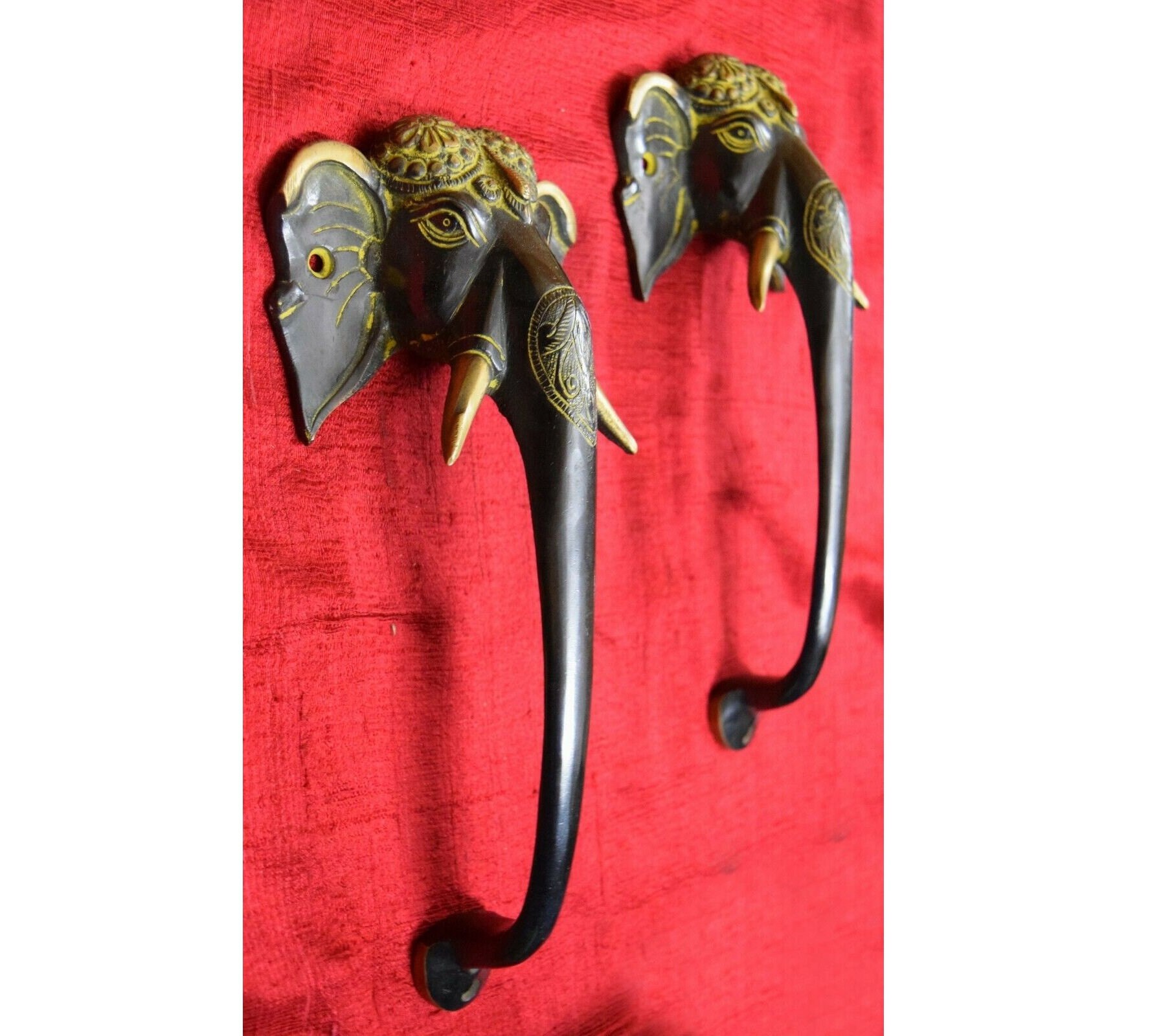 Handicraft Brass Lord Ganesha Door Handle Elephant Large - Etsy