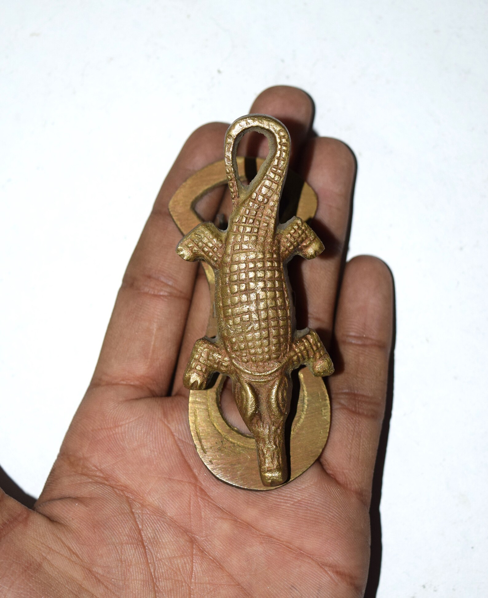 Alligator Shape Paper Clip Brass Lizard Shape Paper Fastener - Etsy