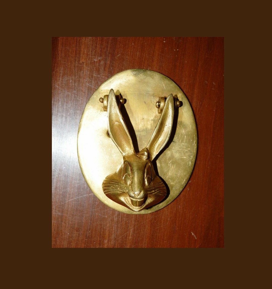 Roger Rabbit Head Door Knocker Brass Cartoon Theme Doorbell Door ...