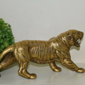 Angry Tiger Statue | Wildcat Tabel Decor | Siberian Tiger Design ...