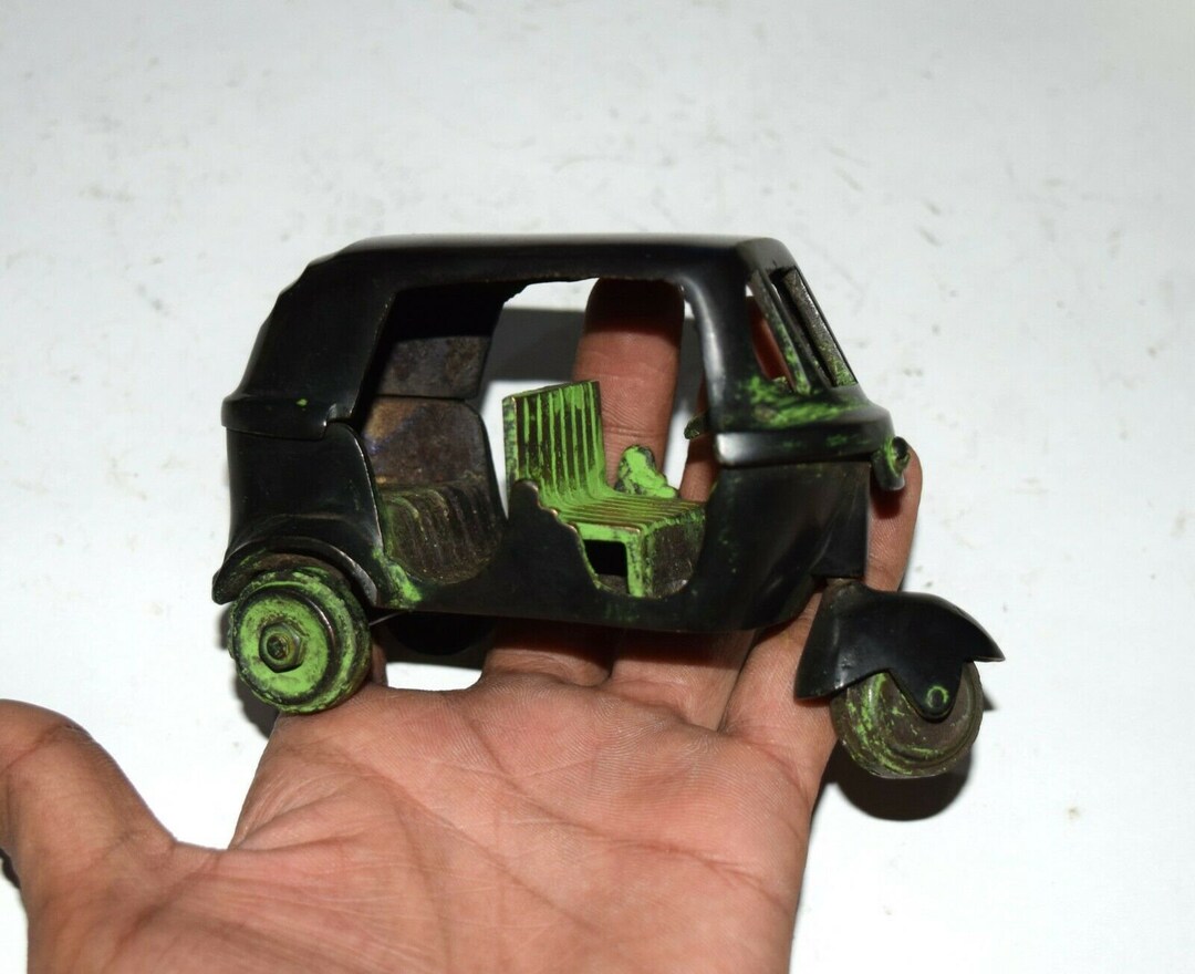 Auto Rickshaw Vehicle Statue | Brass Tuk Tuk Vehicle Figurine Table ...