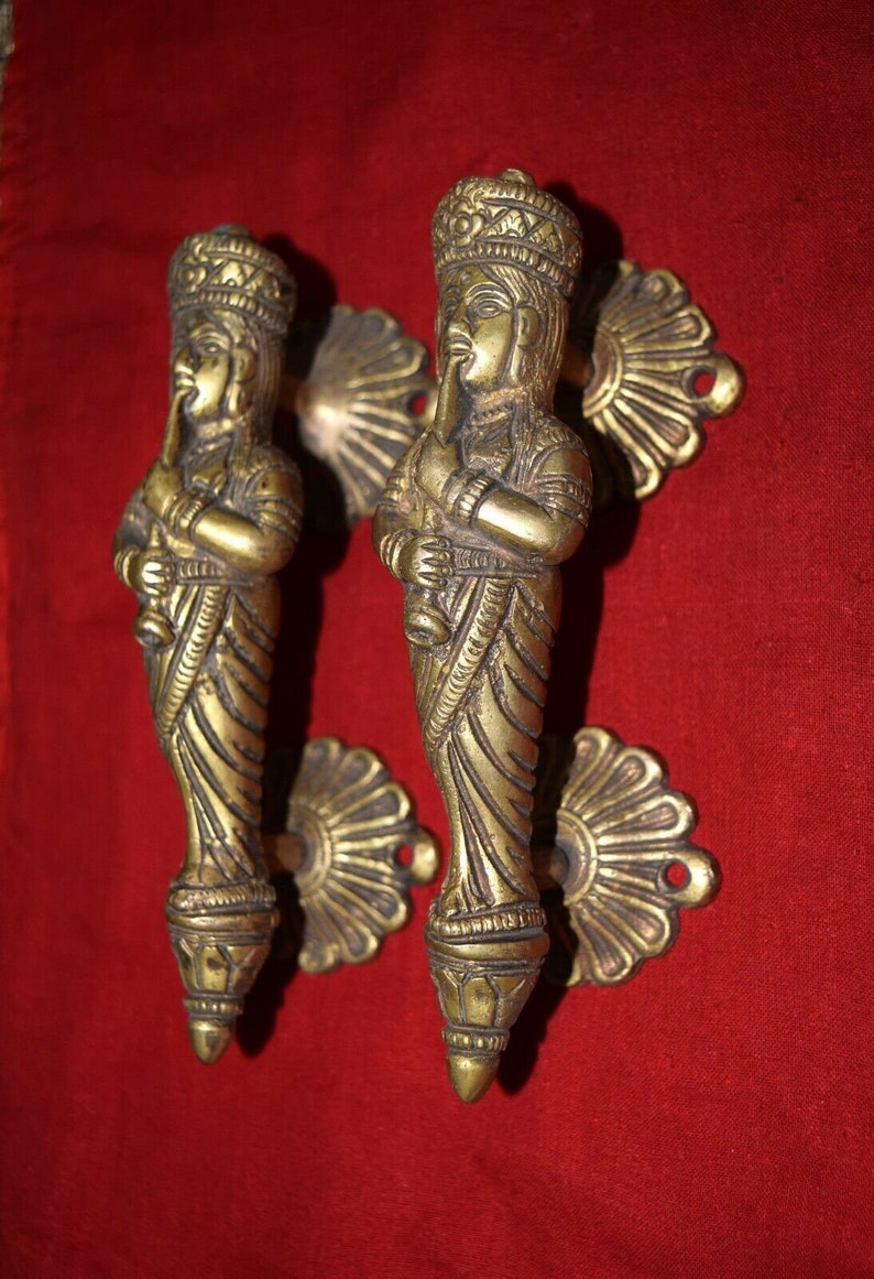 Lady Playing Trumpet Door Pull Brass Puppet Door Handle - Etsy
