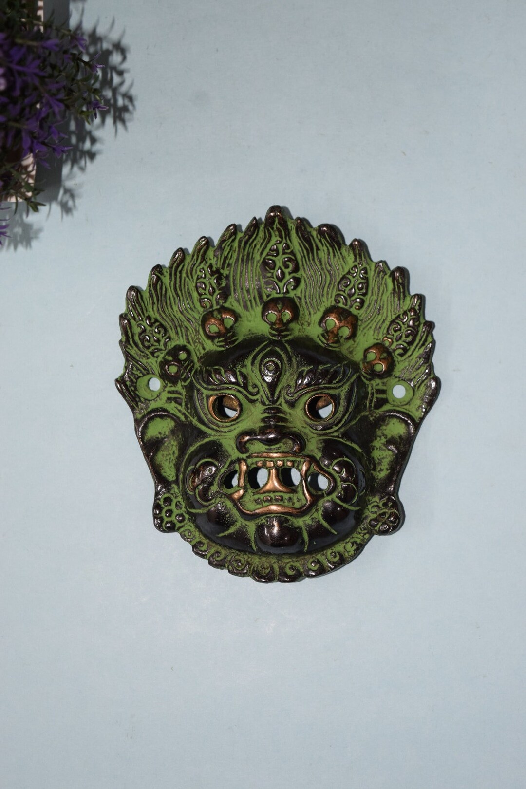 Horrible Nazar Battu Face Mask | Wall Décor for Evil Eye Protection ...