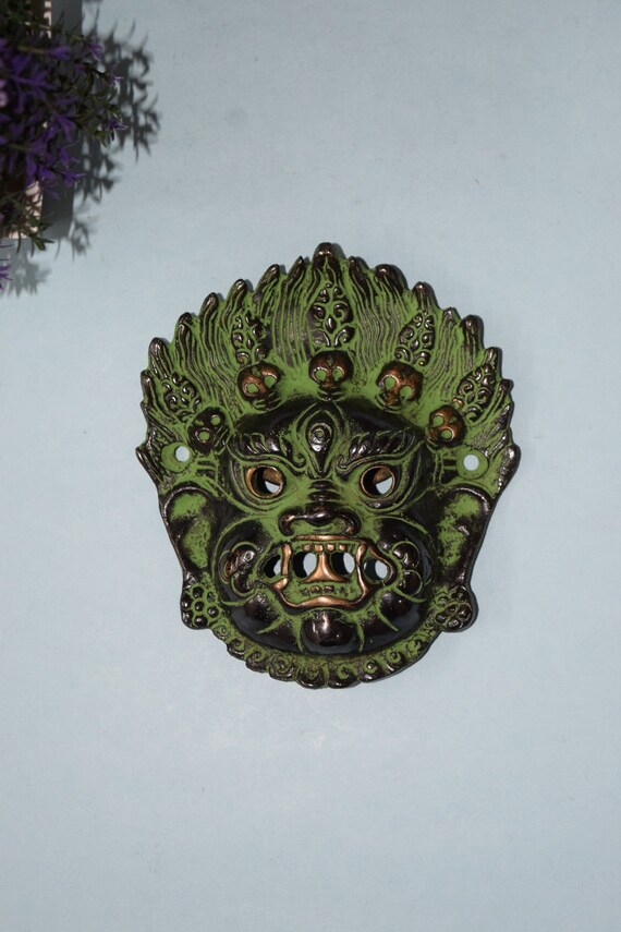 Horrible Nazar Battu Face Mask Wall Décor for Evil Eye | Etsy