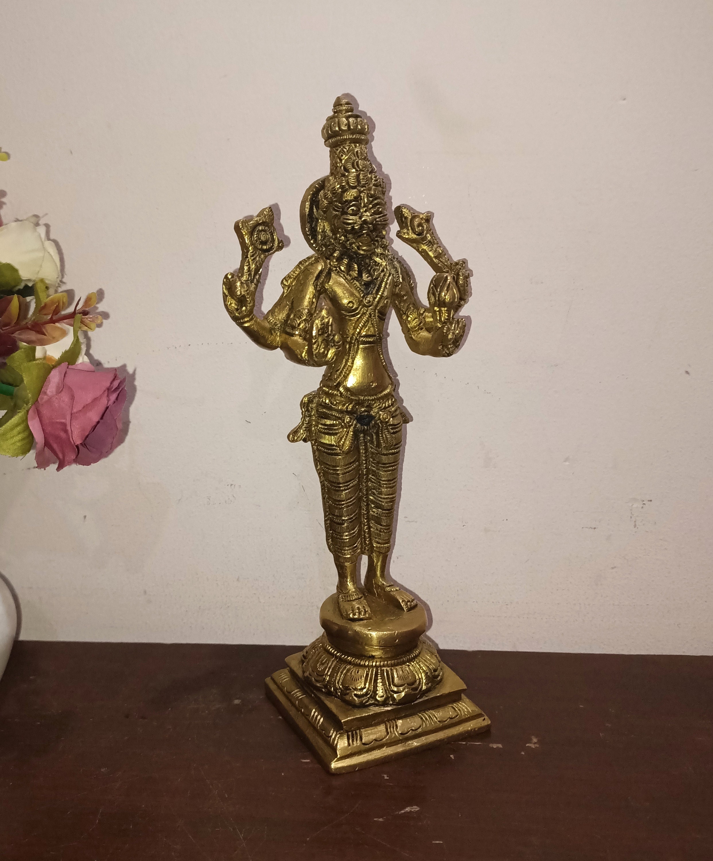 Narsimha Lord Vishnu Narsingh Statue Fourth Incarnation the Lion Avatar ...