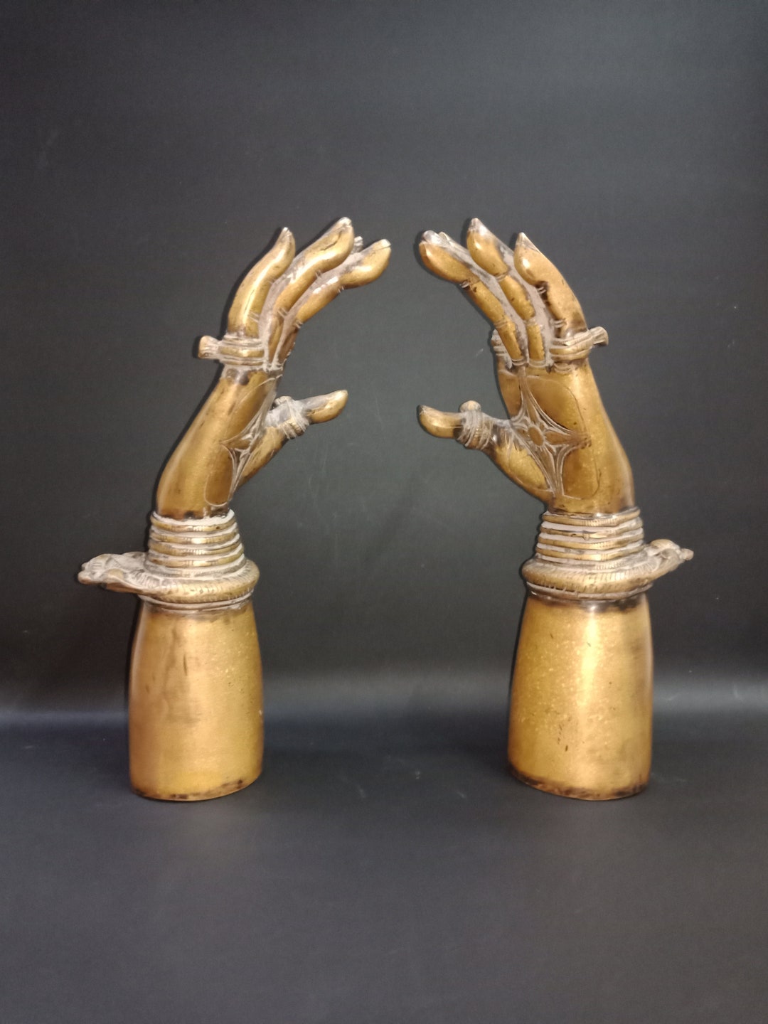Kathak Dancing Lady Hand Statue Set of 02 Pieces | Auguste Moreau Hand ...