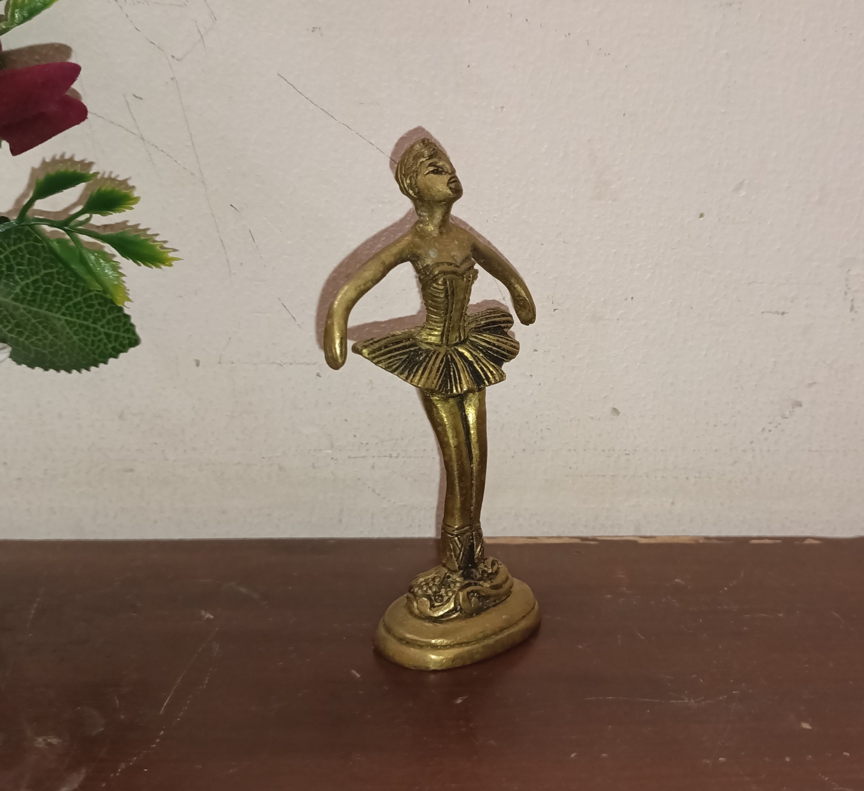 Brass Dancing Ballet Statue Thank You Posture Idol | Graceful Lady ...