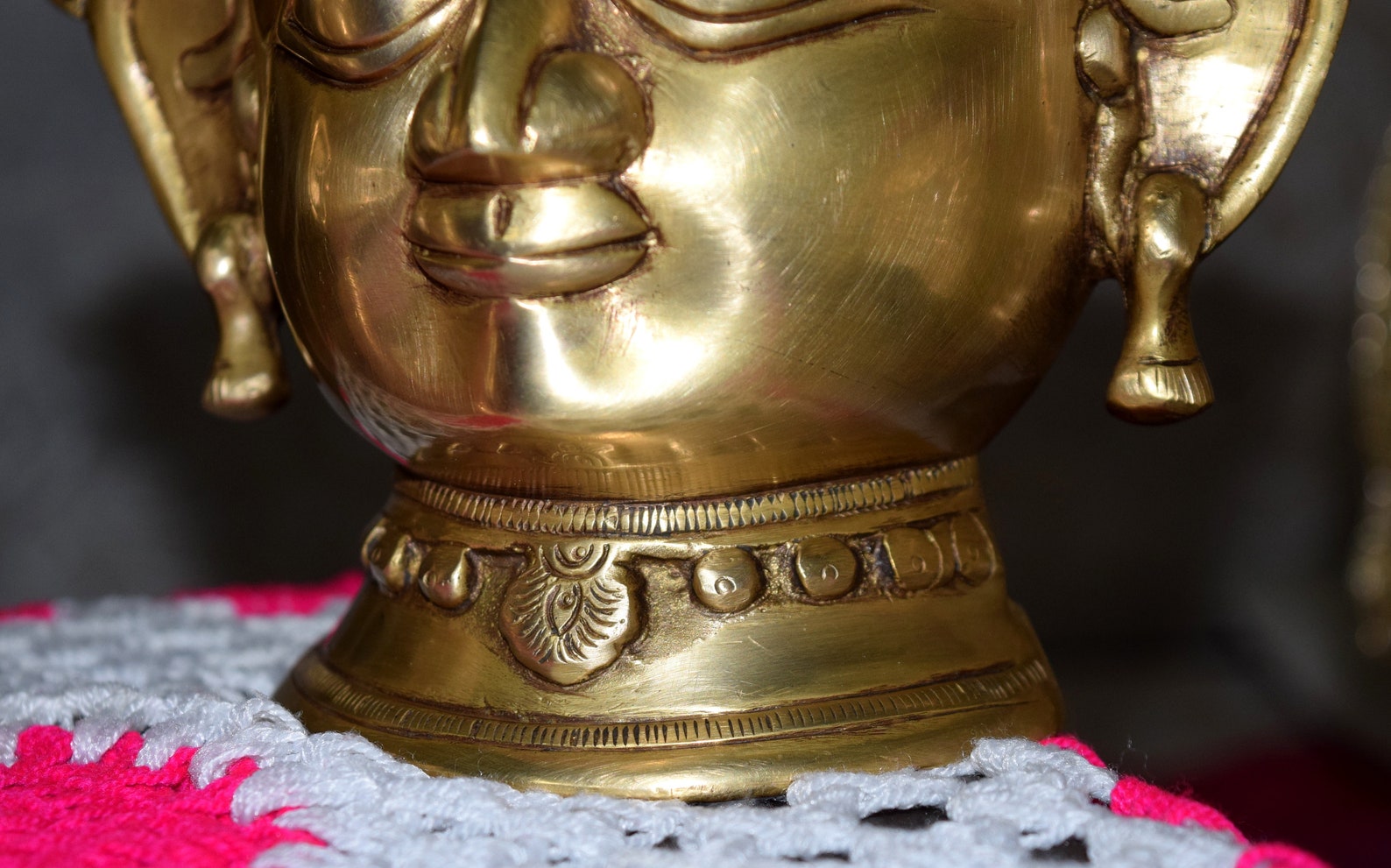 Parvati and Shiva Mask Home Design | Brass Mukhlingam Showpiece Statues ...