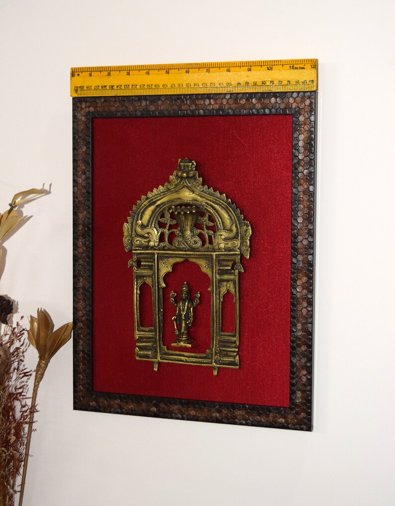 Brass God Vishnu Snake Prabhavali Frame 15.5'' | Etsy