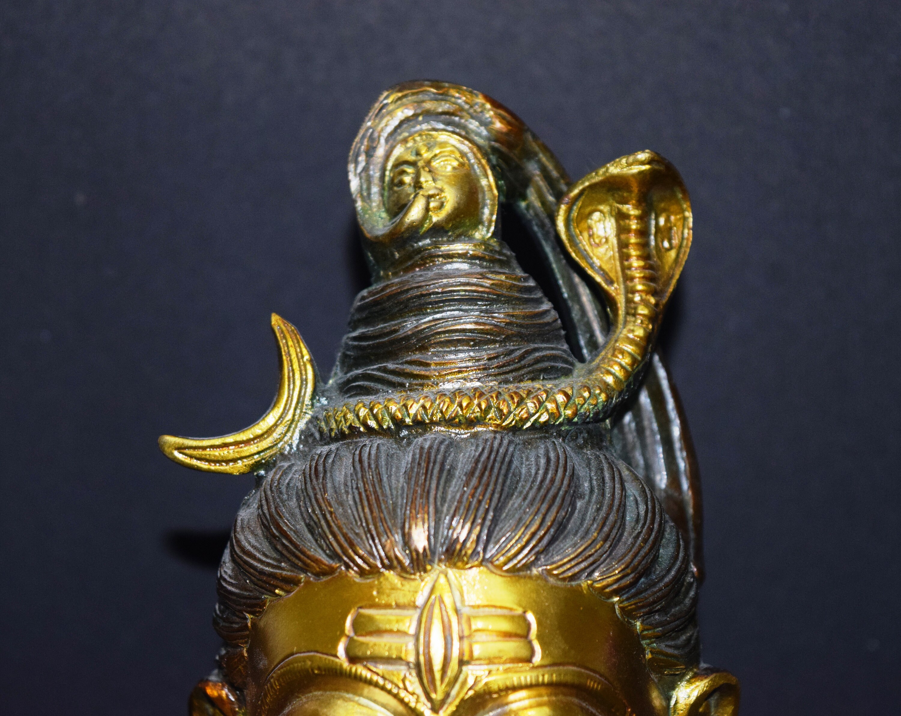 6" Inches Hinduism Shiva Head Statue | Brass Religious Statuary - Etsy