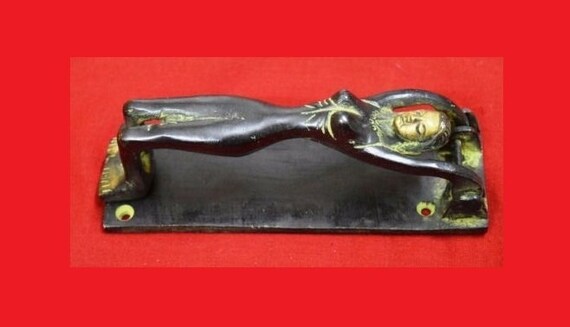 Nude Girl Door Knocker Brass Hot Girl Door Bell Etsy