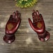 Kathak Lady Hand Shape Door Pull | Brass Girl Hand Knobs for Cupboard ...