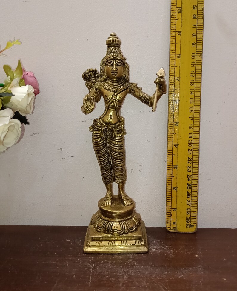 Lord Vishnu Rama Avatar Statue Ram Darbar Brass Murti - Etsy