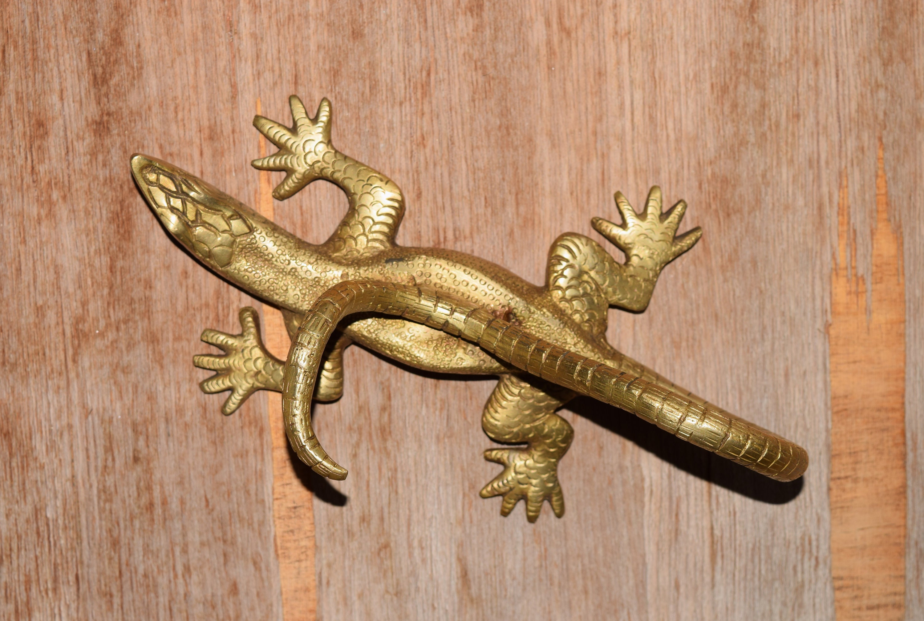 9'' Inches Reptile Shape Table Decor Office Brass | Etsy