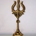 Hindu Deity Heritage Trishula | Brass Lord Shiva Trident With Damru ...