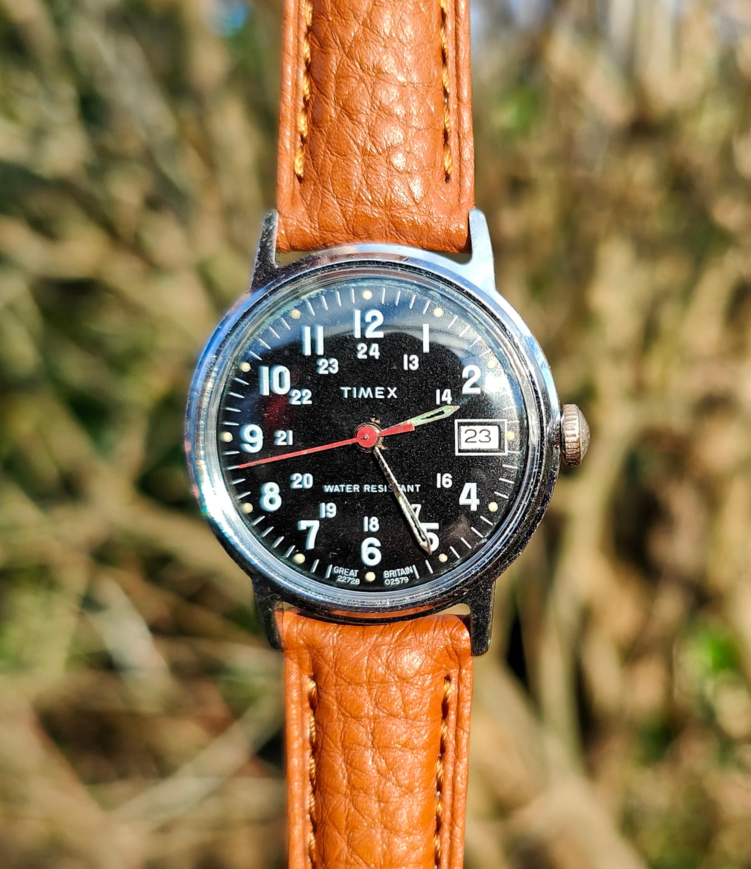1979 Timex Sprite, Made in Great Britain, 30mm Military Style ...