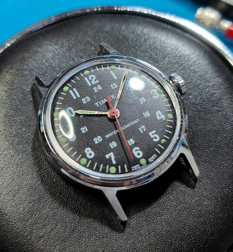 1975 Timex Sprite, Made in Great Britain, 30mm Military Style ...