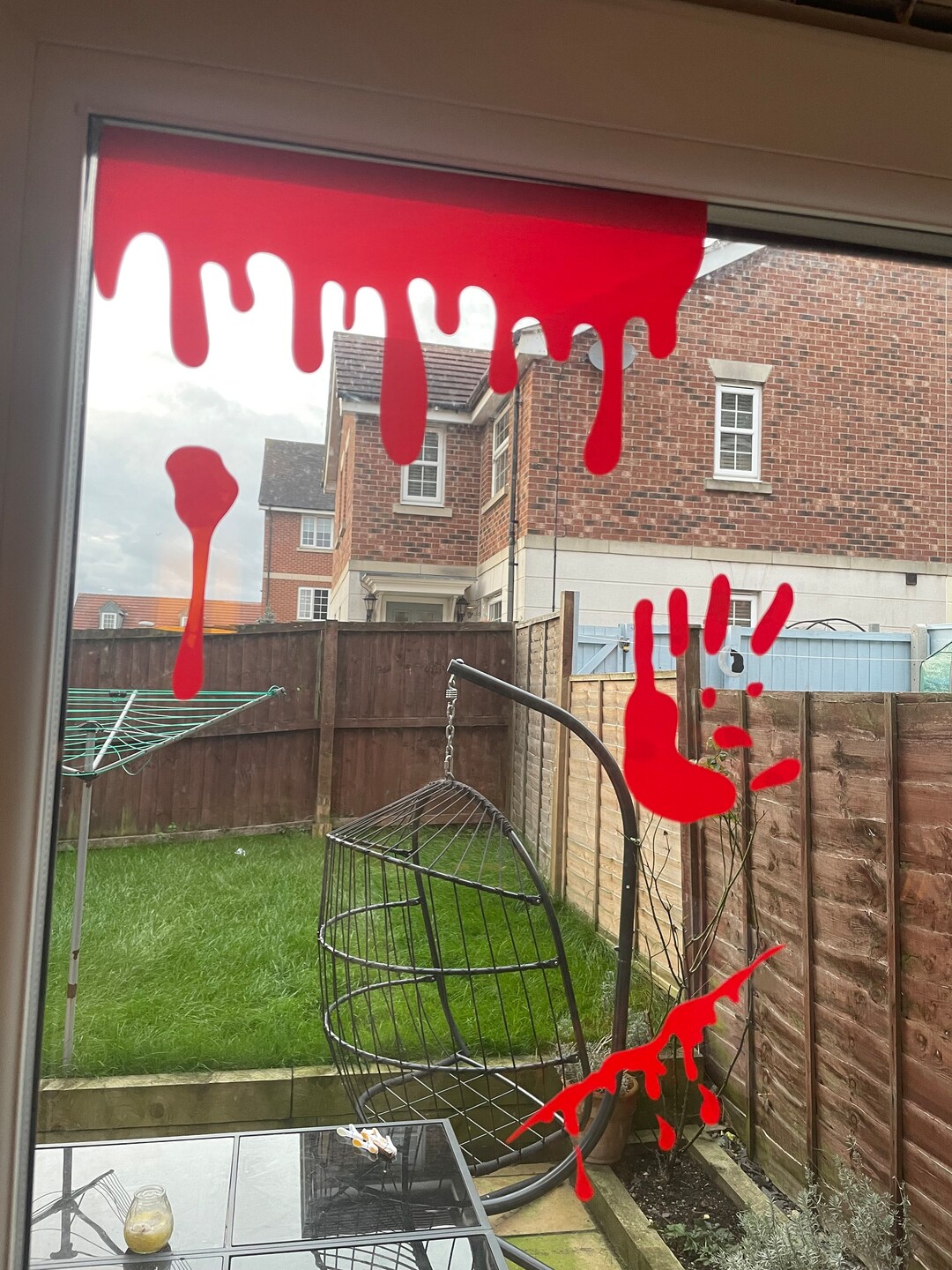 Blood Drip Window Clings - Etsy