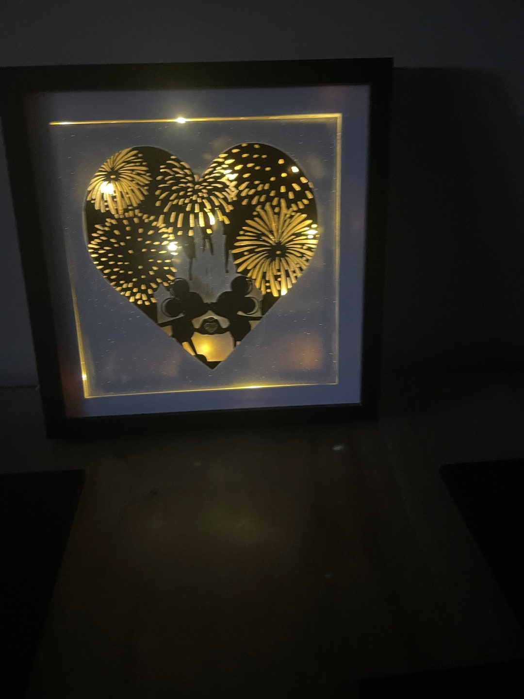 Mickey Mouse Shadow Box - Etsy UK