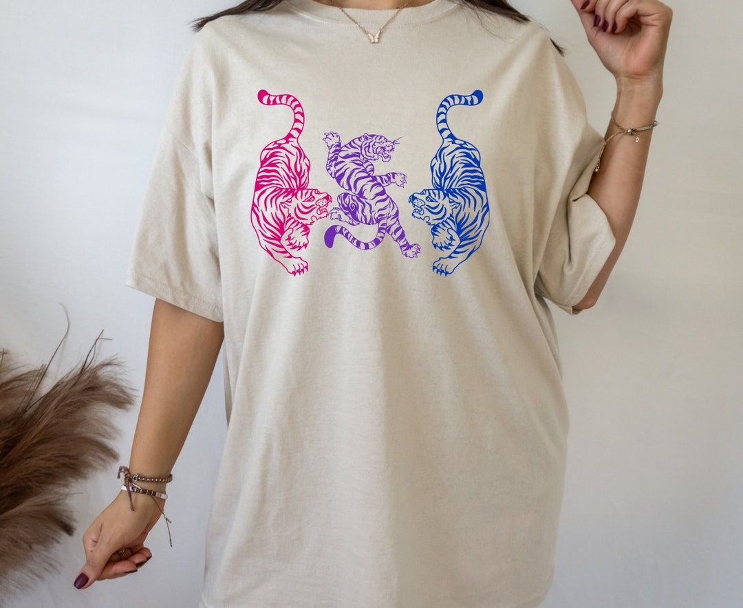 Tiger Shirt Discreet Pride Subtle Bi Pride Bi Flag Subtle Bisexual ...