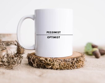 Optimist Pessimist - Etsy