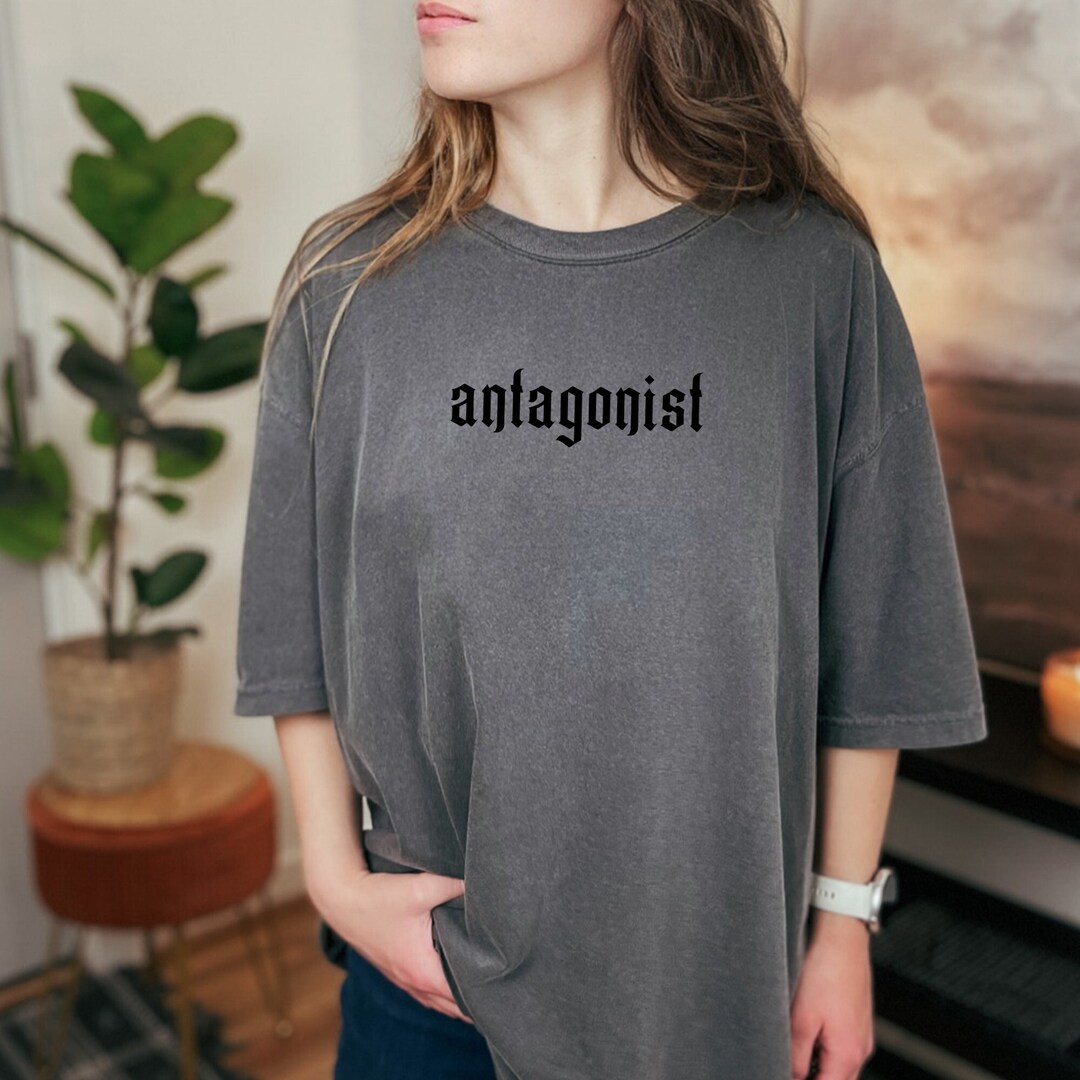 Comfort Colors Antagonist Antihero Dark Academia Bookish Shirt Poet ...