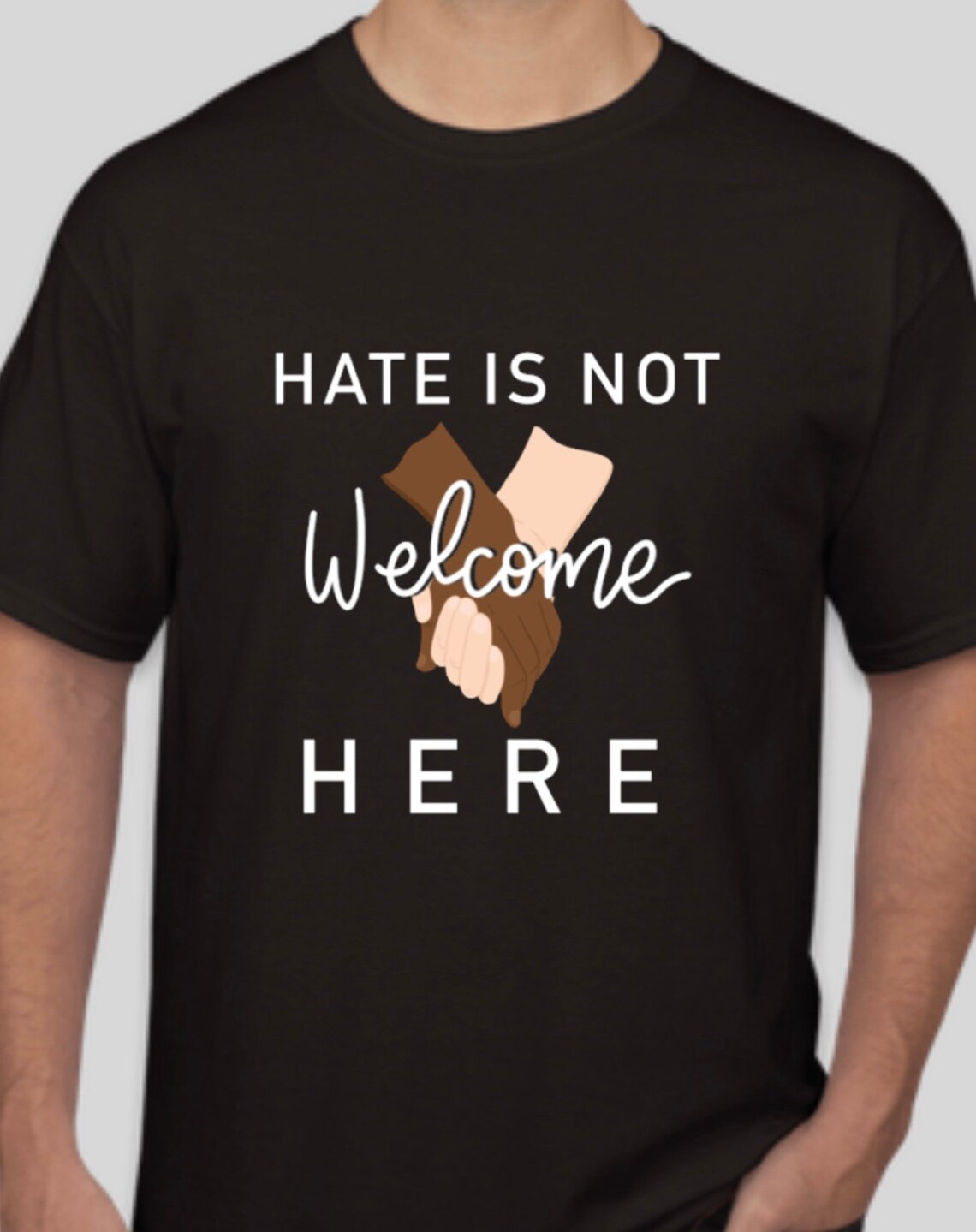 Hate is Not Welcome Here Tee | Etsy