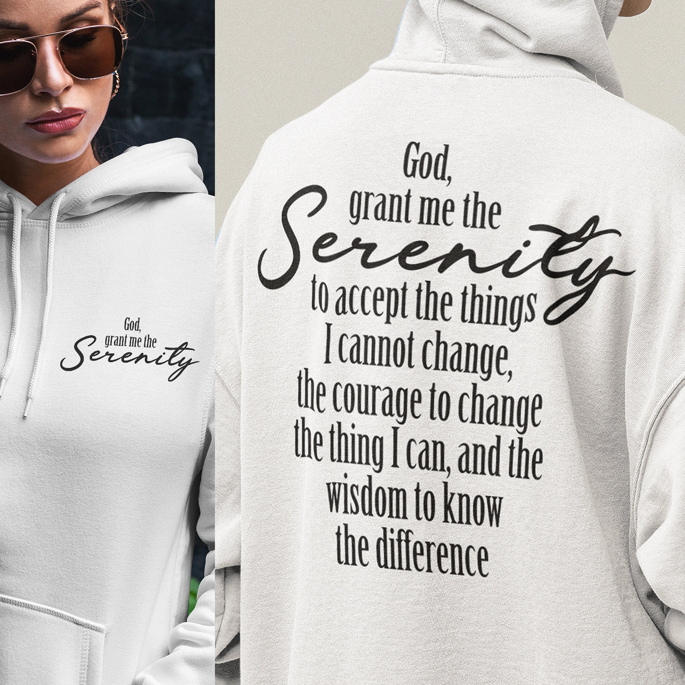 Serenity Prayer SVG PNG Christian Svg, God Svg, Jesus Svg, God Grant Me ...