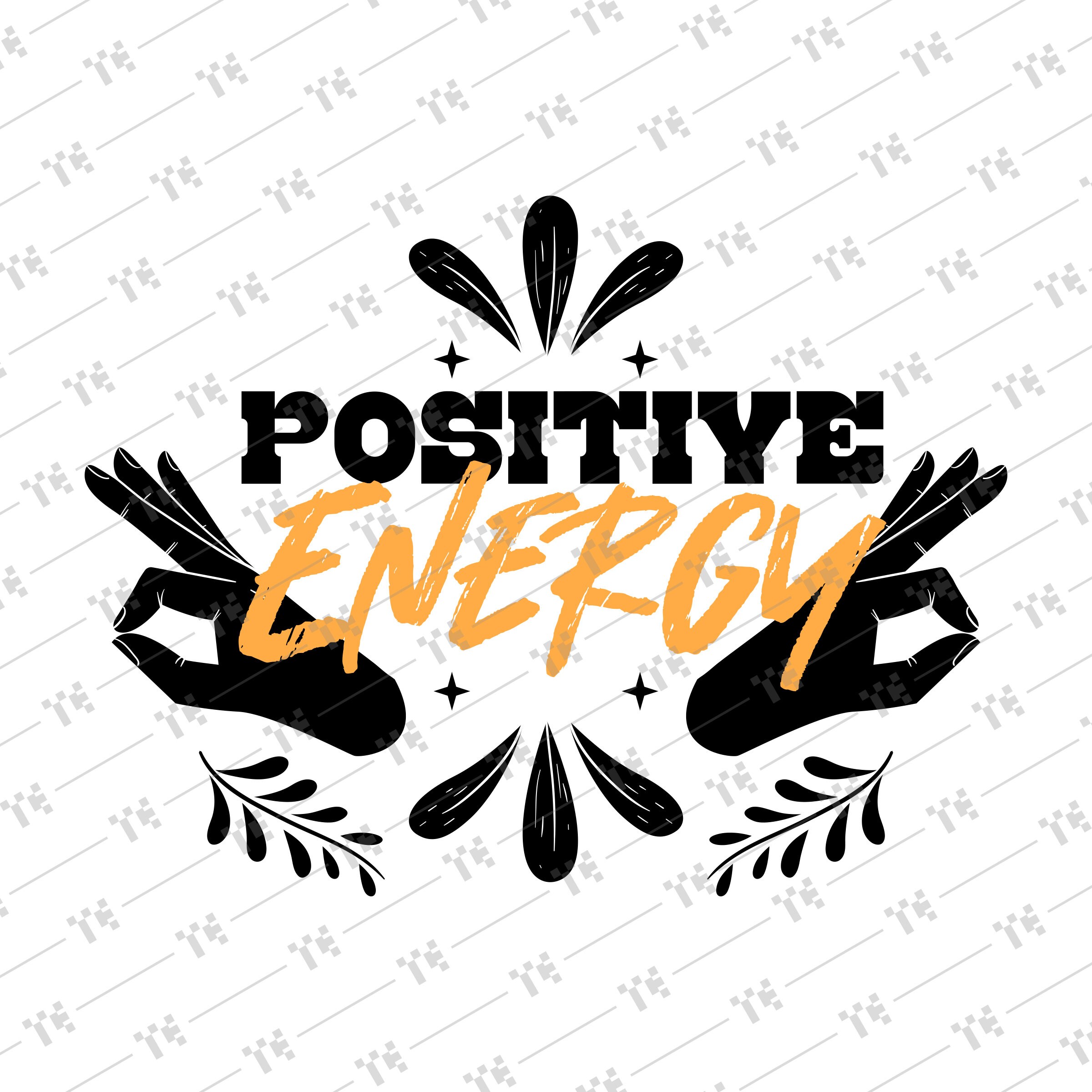 Positive Energy Svg, Positive Energy Png, Svg Cut Files for Cricut ...