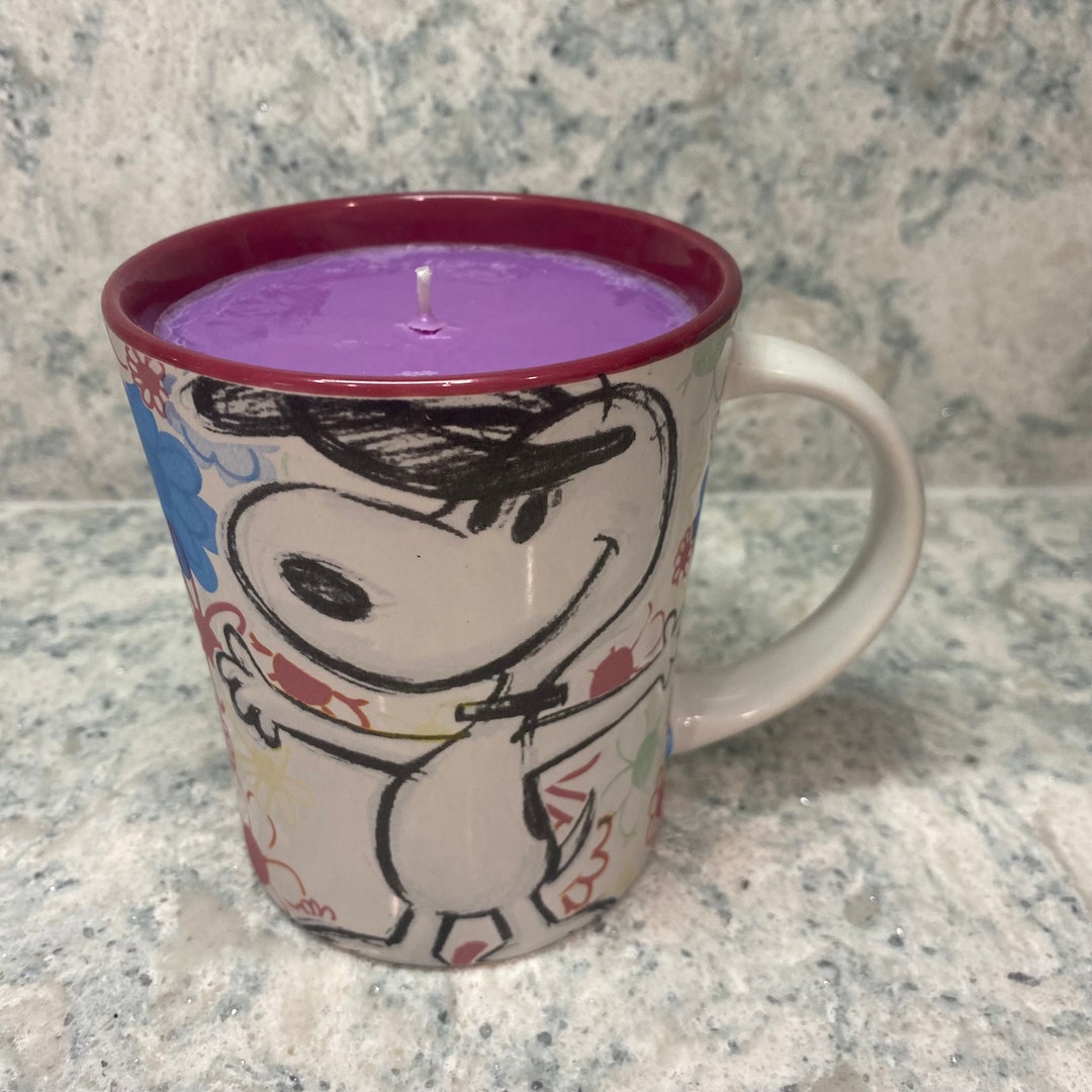 Snoopy Strawberry Acai Candle - Etsy