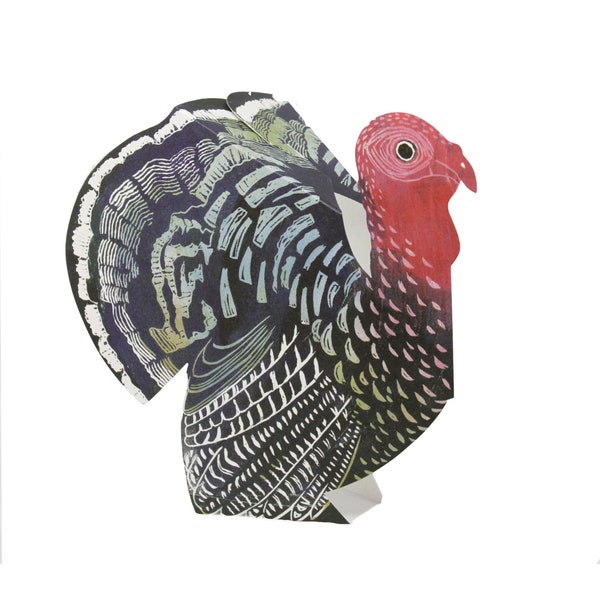 Turkey Card - Etsy